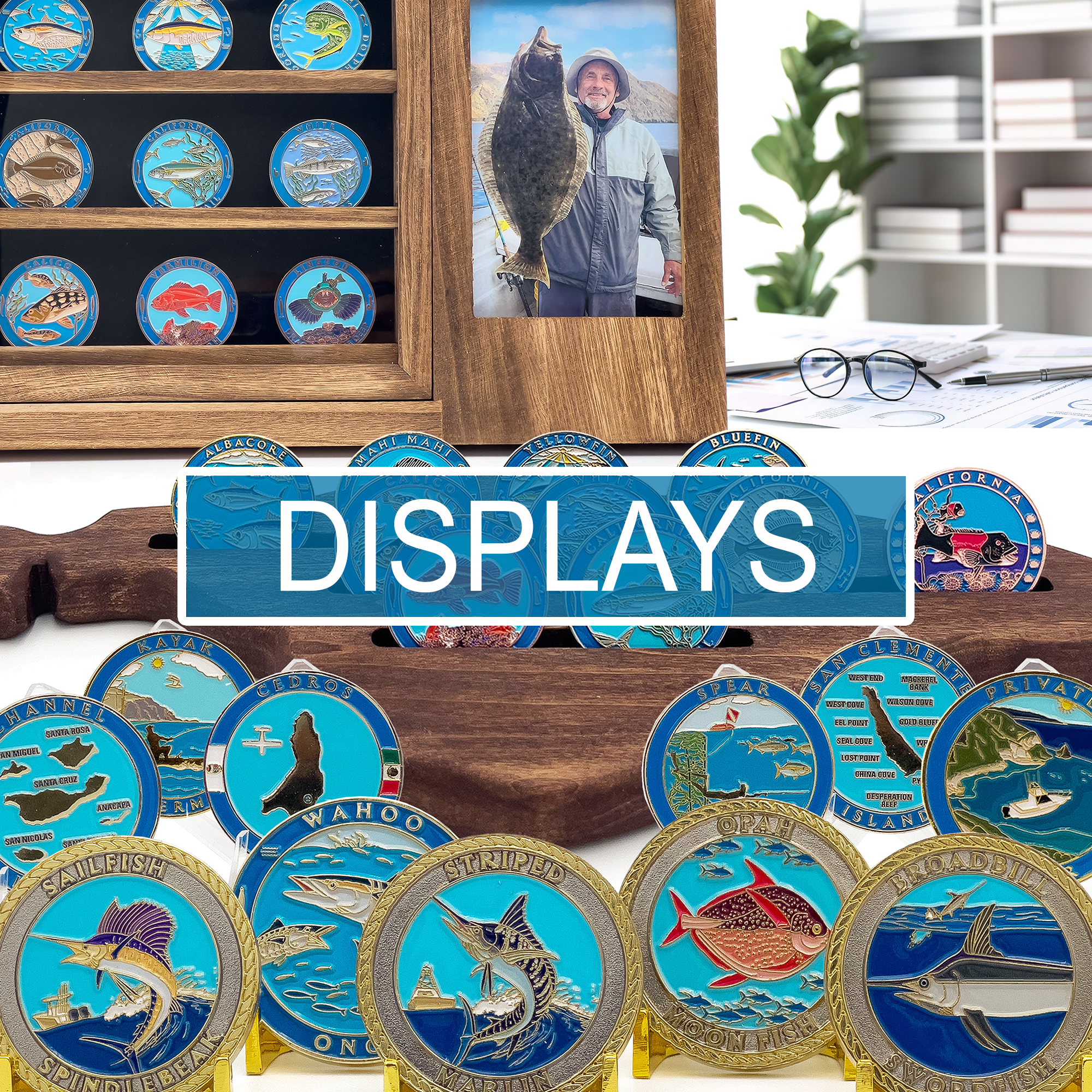 Coin Displays – FishingCoins.com